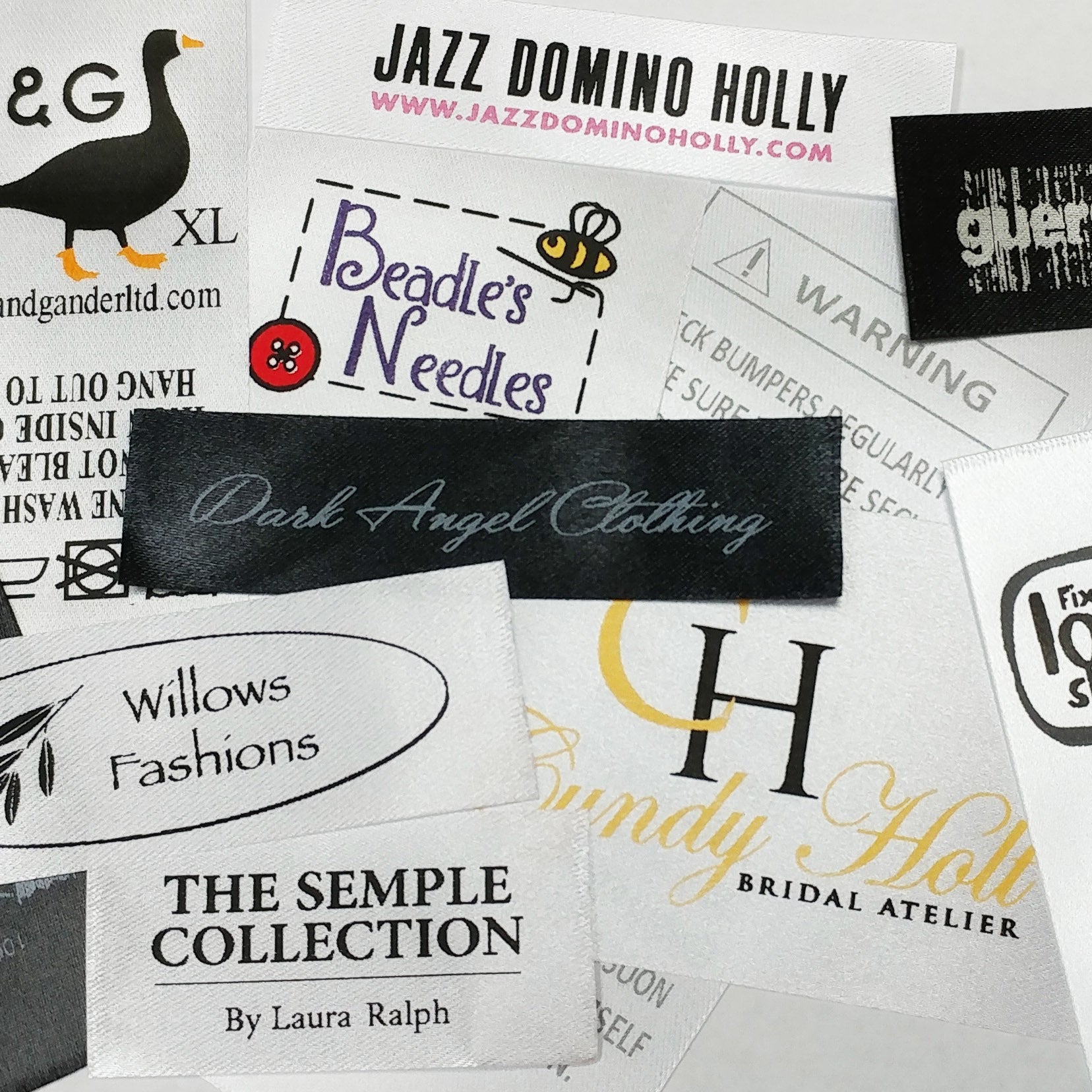 Custom Satin Labels Manufacturers | Woven Labels UK – Woven Labels UK